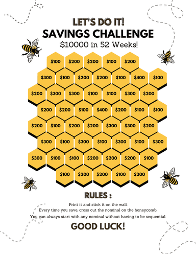 Savings Challenge Books & Printable Money Saving Binders